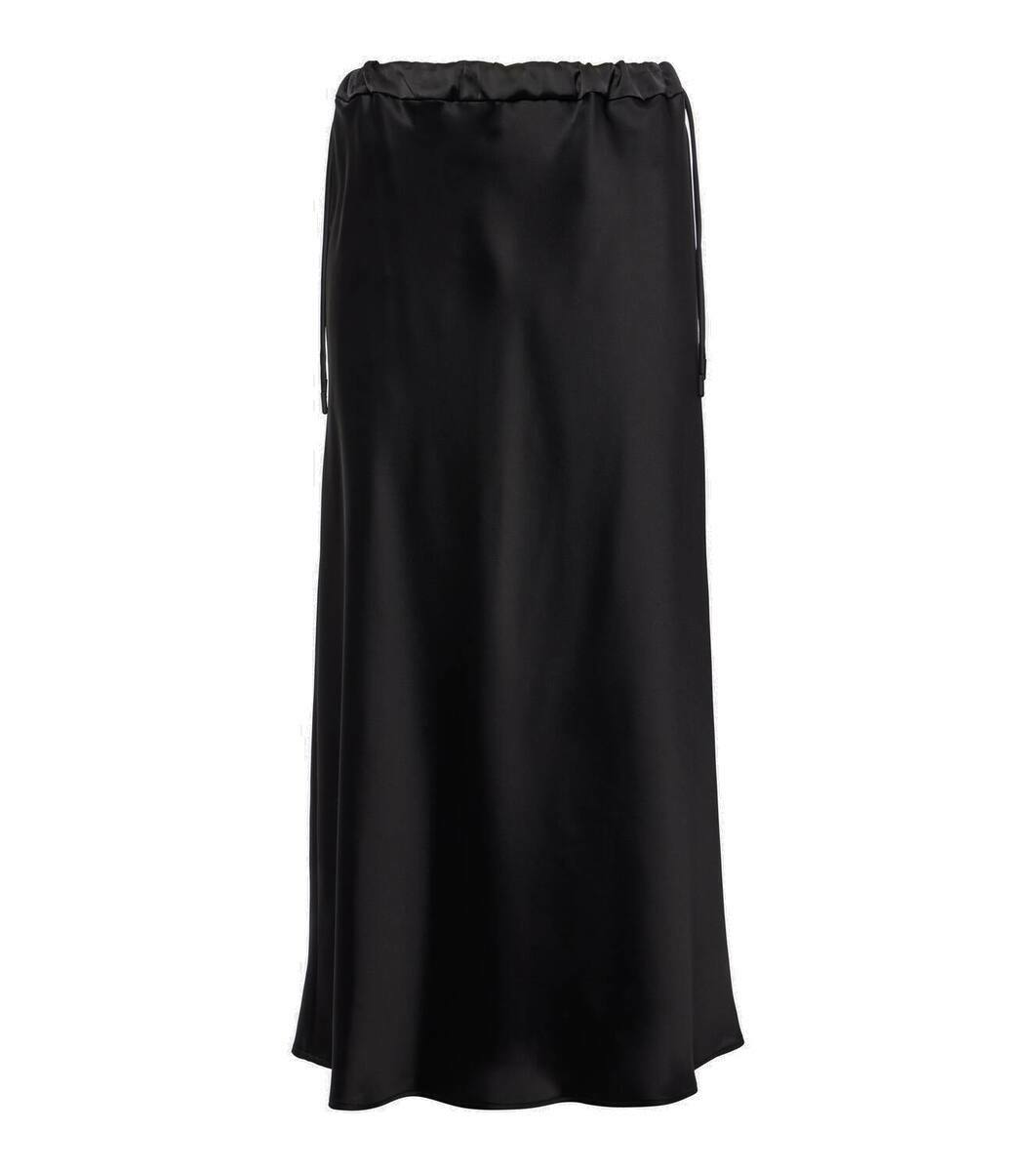 Max Mara Editore satin midi skirt Max Mara