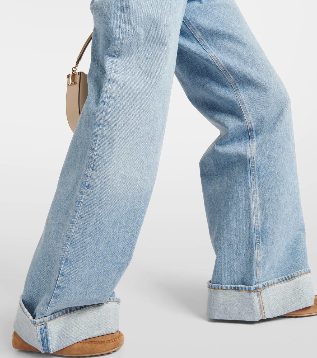 Agolde Dame high-rise wide-leg jeans AGOLDE