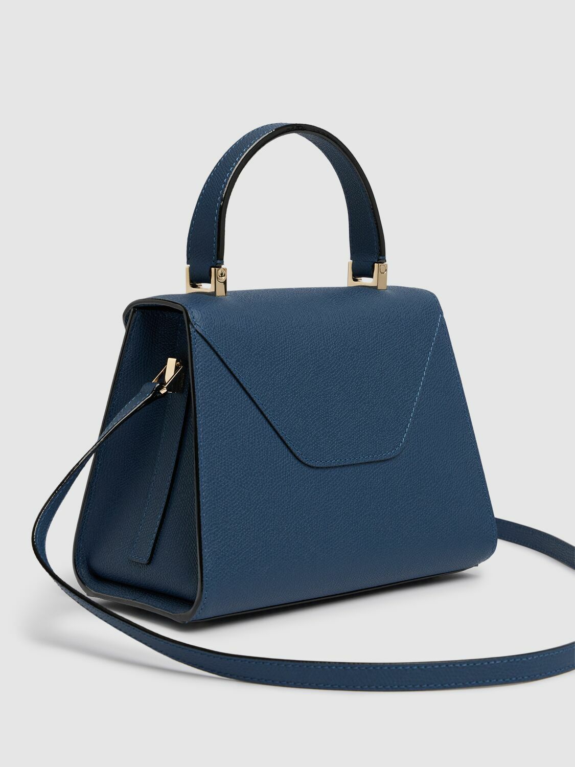 VALEXTRA Mini Iside Leather Top Handle Bag Valextra