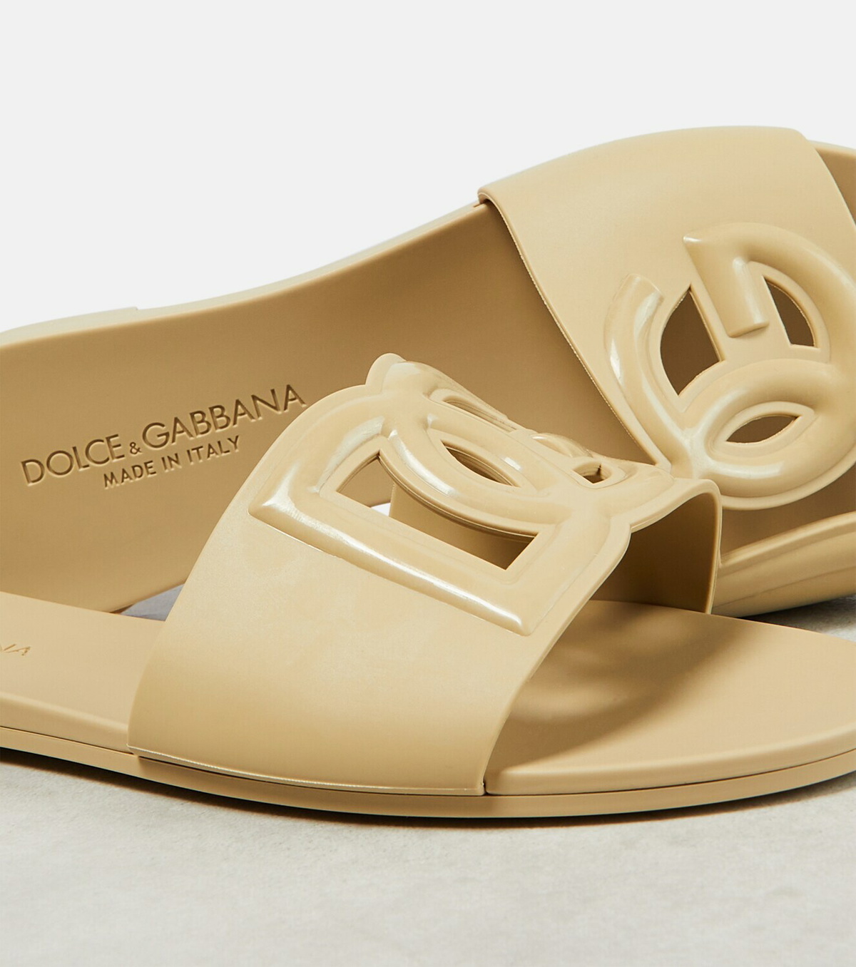 Dolce&Gabbana DG cutout slides Dolce & Gabbana
