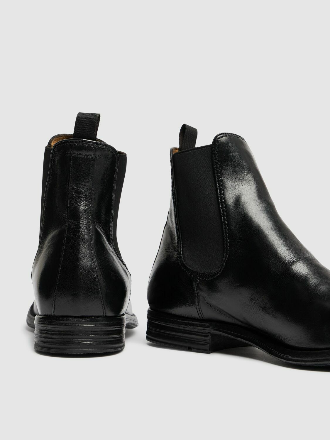OFFICINE CREATIVE Balance Leather Chelsea Boots Officine Creative