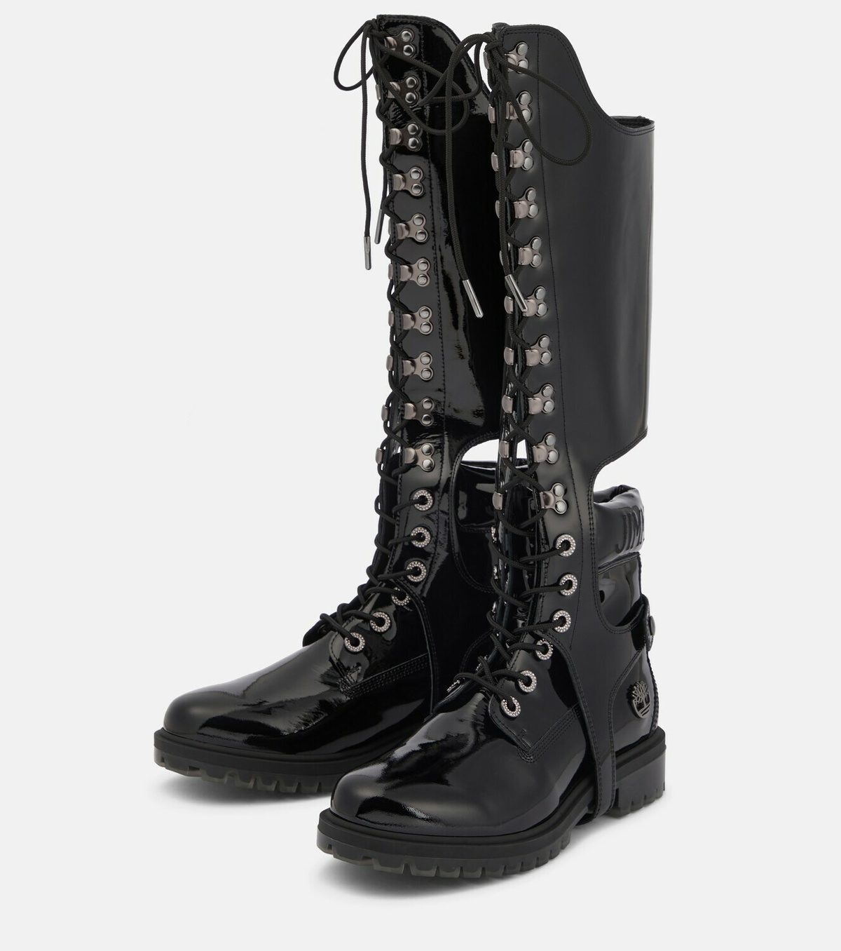 Jimmy Choo - x Timberland convertible patent leather boots Jimmy Choo