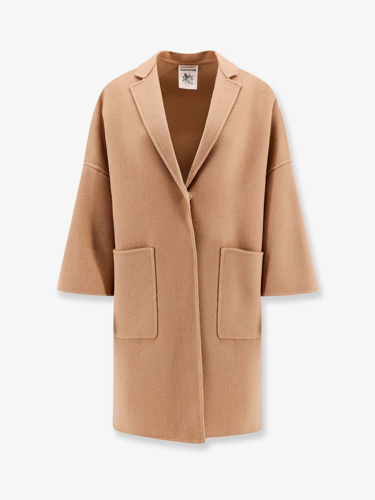 Semicouture Sigmund Brown Womens Coat Semicouture
