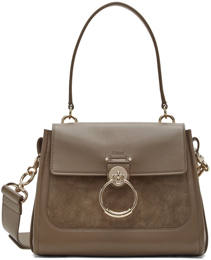 Chloé Taupe Small Tess Bag Chloe