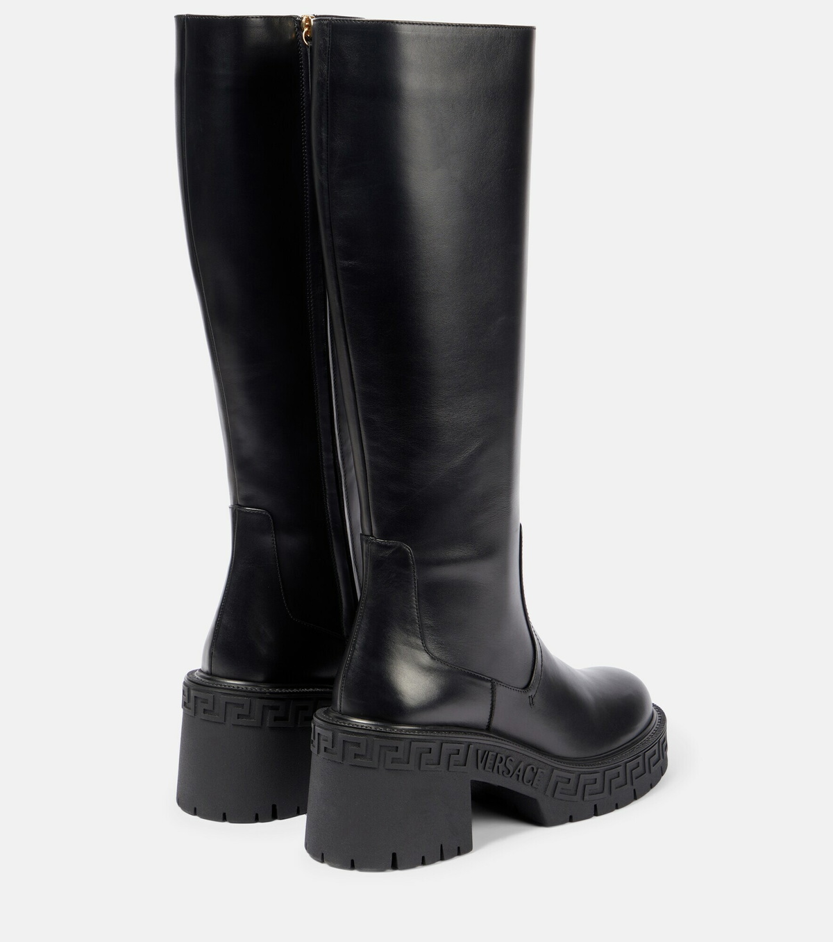 Versace - Greca leather boots Versace