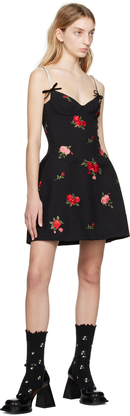 Shushu/Tong Black Corset Minidress Shushu/Tong