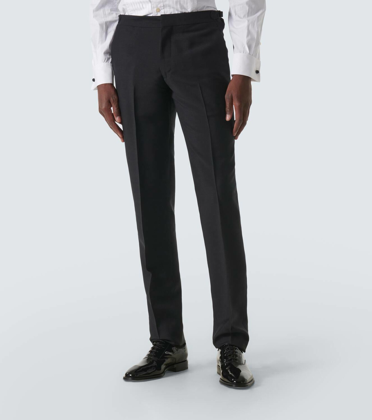 RUBINACCI Wool tuxedo pants Rubinacci