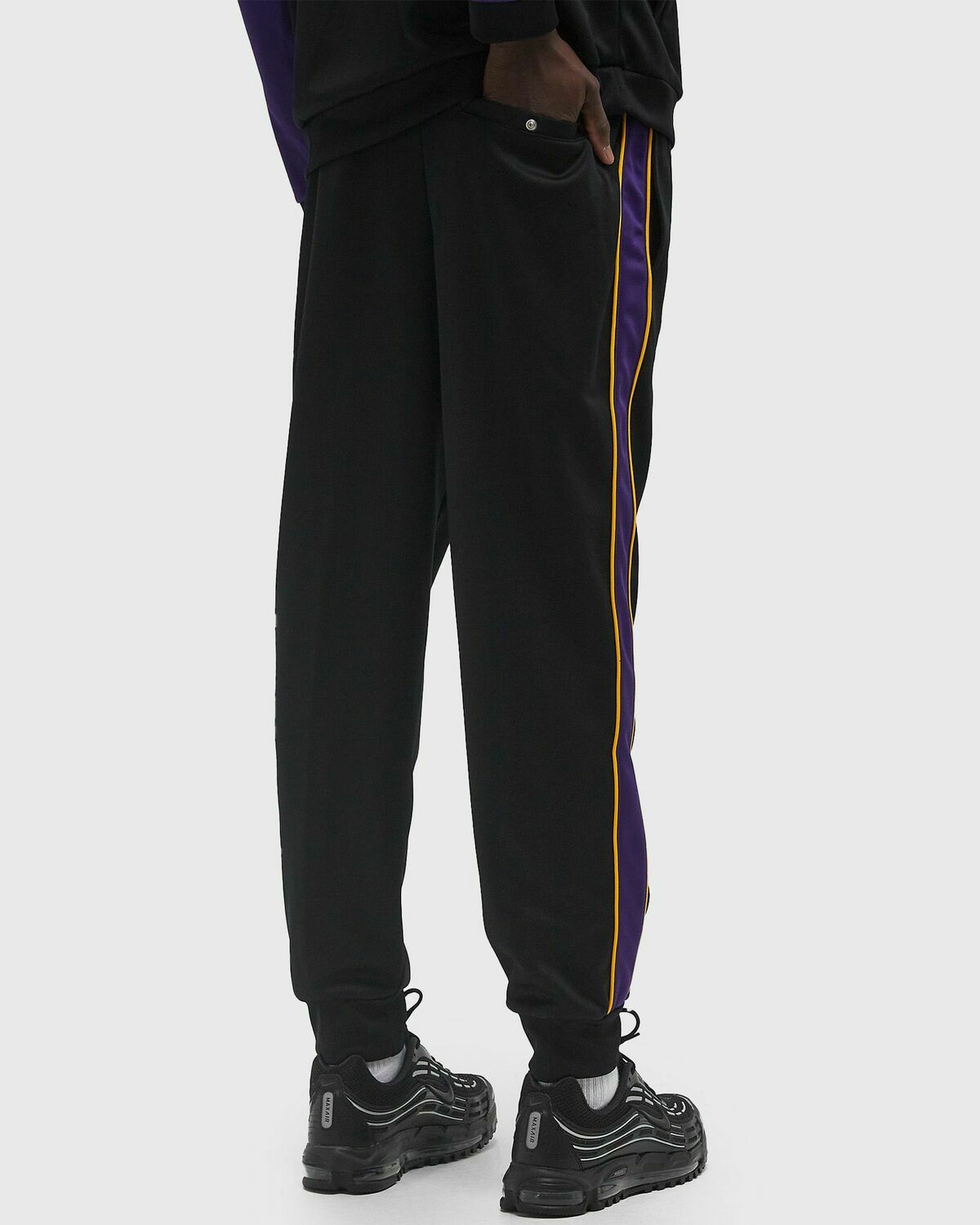Nike LOS ANGELES LAKERS CITY EDITION NBA TRACKSUIT black/purple Mens ...