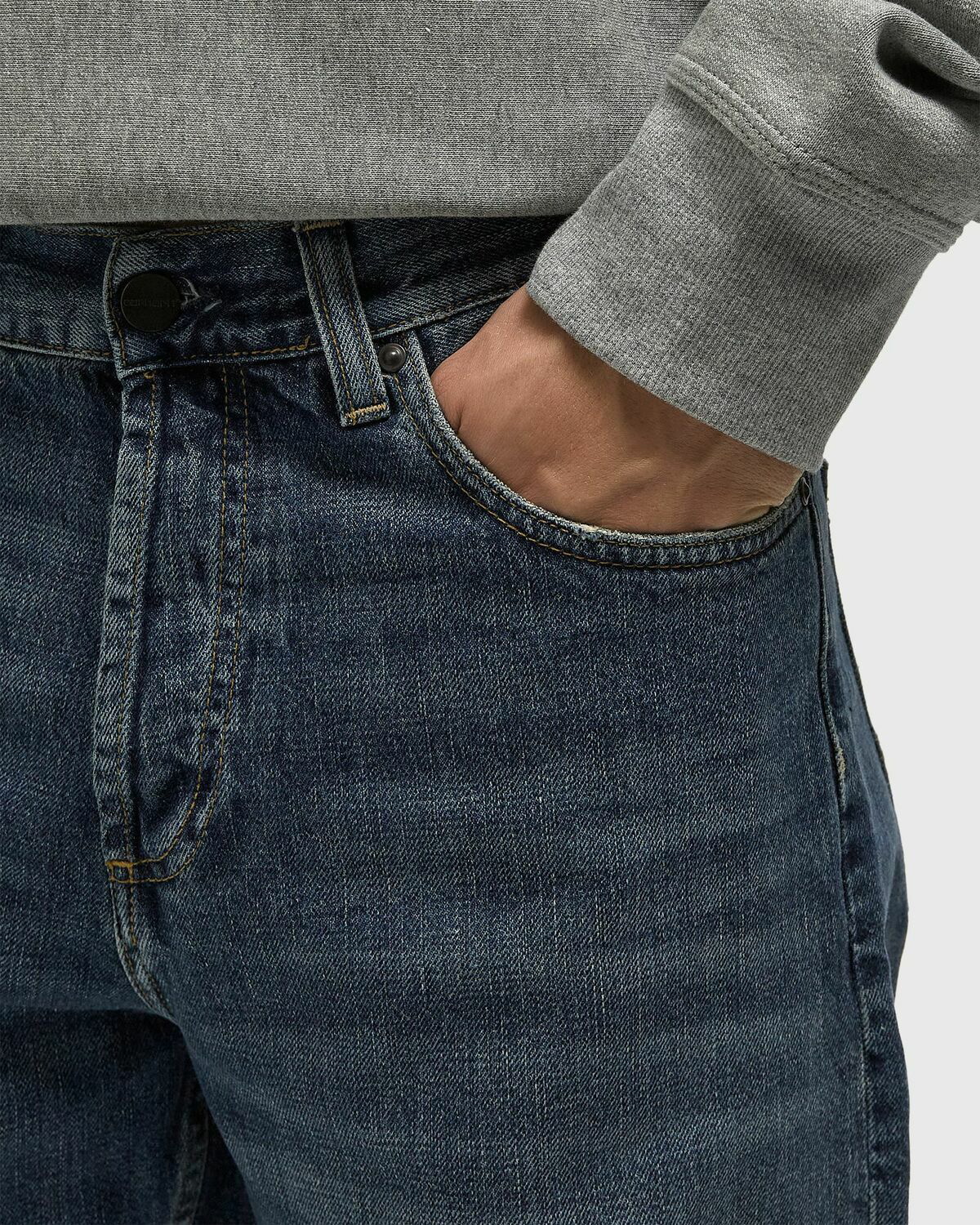 Carhartt WIP Newel Pant Blue Mens Jeans Carhartt WIP