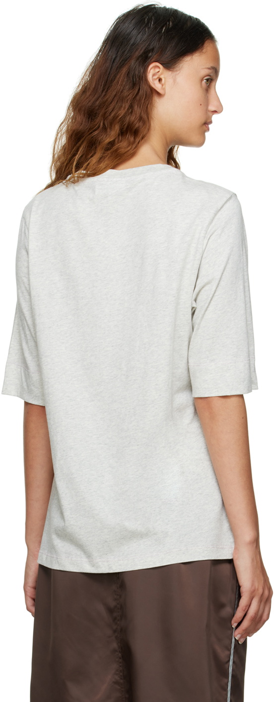 GANNI Gray Bunny T-Shirt GANNI