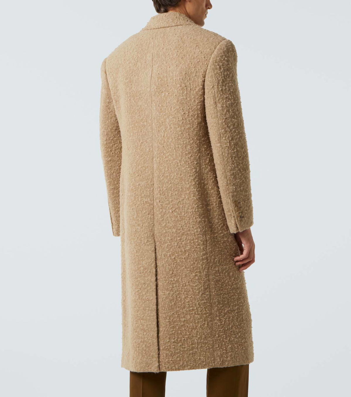 Burberry Linen and wool-blend overcoat Burberry