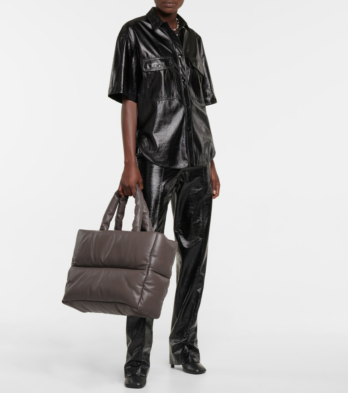 Stand Studio - Dafne padded leather tote Stand Studio