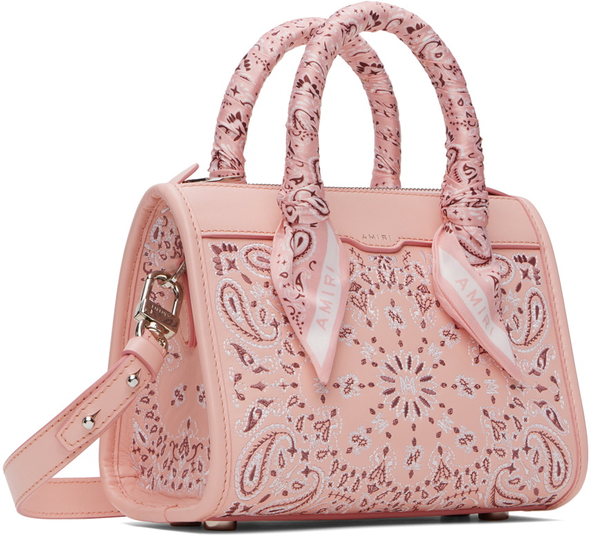 AMIRI Pink Bandana Micro Triangle Bag Amiri
