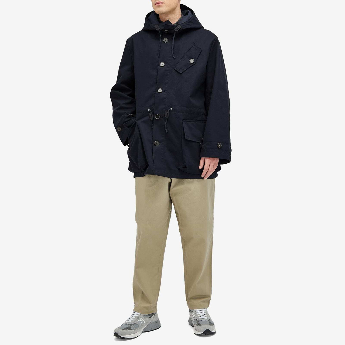 Universal Works Men's Boston Parka Jacket in Navy Universal Universal Works Men's Boston Parka Jacket in Navy Universal