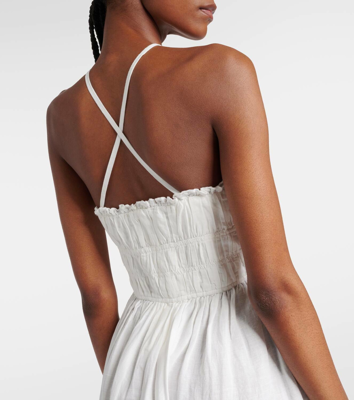 Ulla Johnson Beatrice linen and cotton midi dress Ulla Johnson