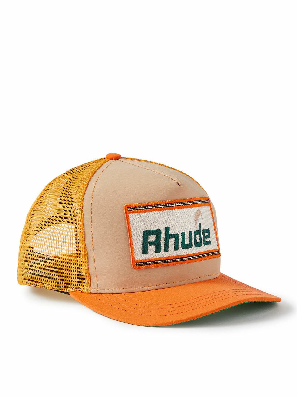 Rhude - Logo-Appliquéd Shell Trucker Cap Rhude