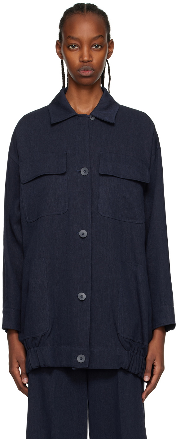 Max Mara Navy Vanity Jacket Max Mara