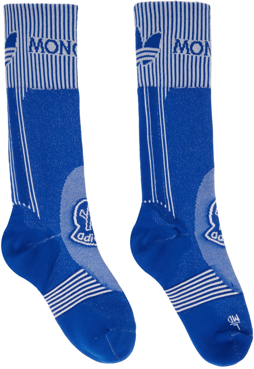 Moncler Genius Moncler x adidas Originals Blue Socks Moncler Genius