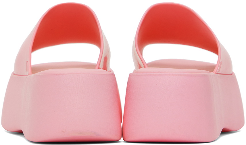 Melissa Pink Becky Platform Slides Melissa