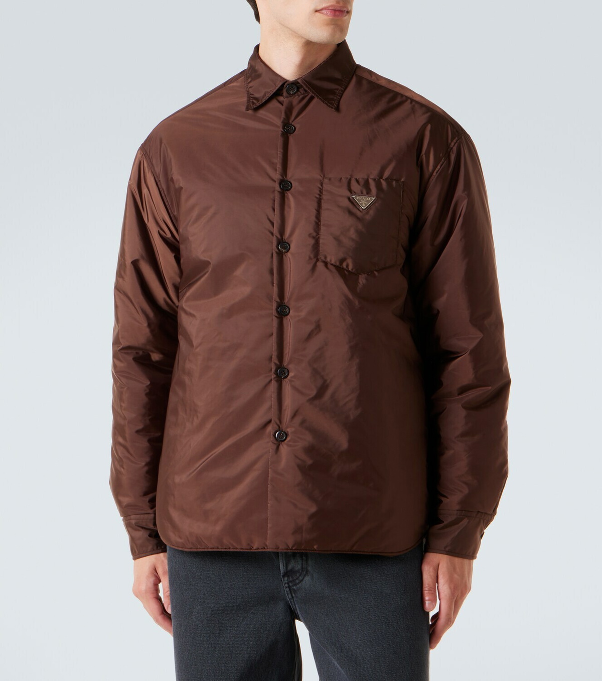 Prada Re-Nylon logo shirt Prada