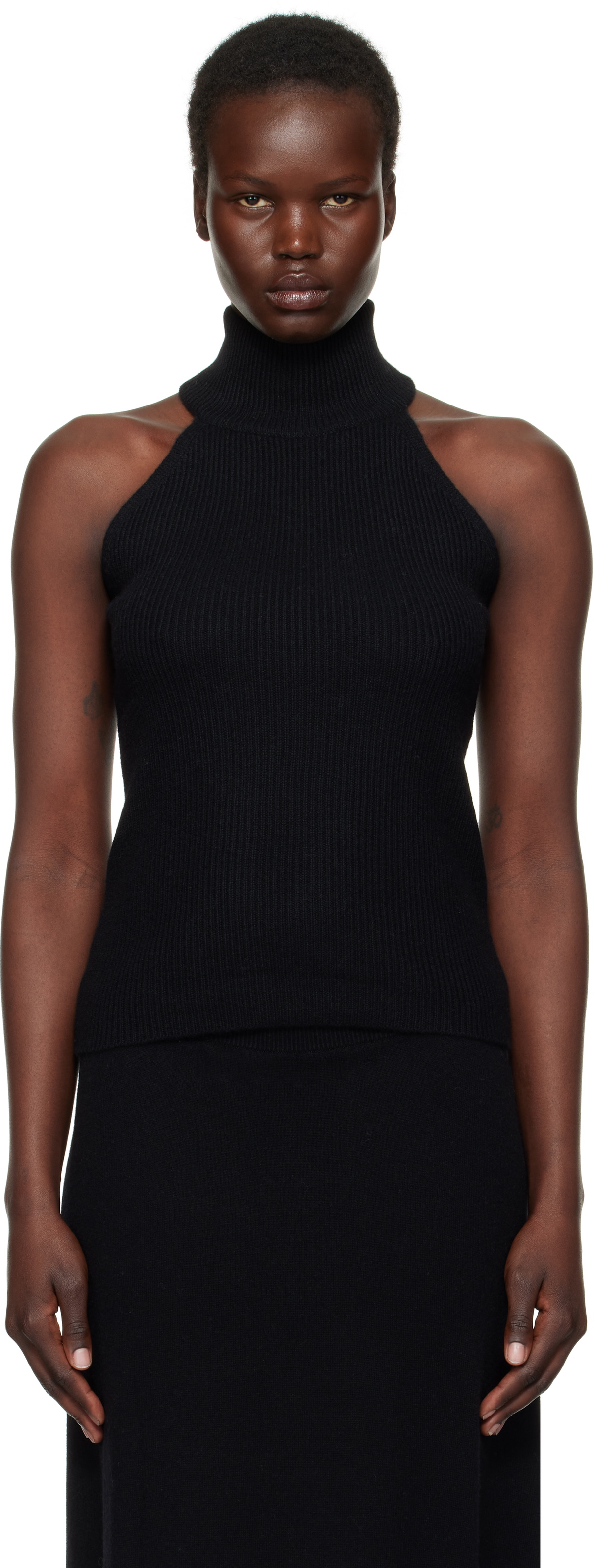 LISA YANG Black Freya Tank Top Lisa Yang