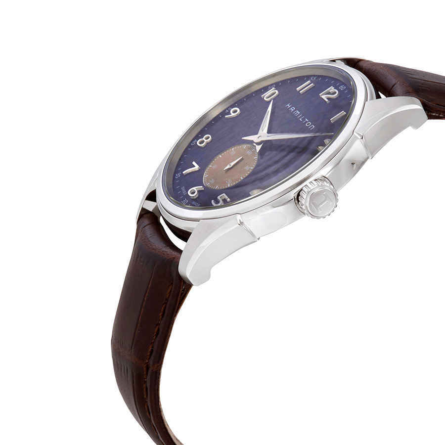 Hamilton Jazzmaster Thinline Quartz Blue Dial Mens Watch H38411540 Hamilton