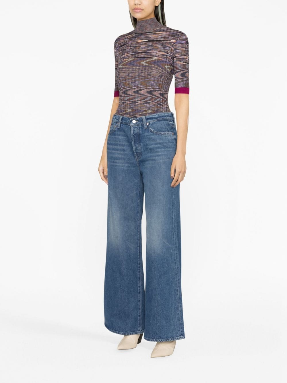 MISSONI - Space-dyed Cashmere And Silk Blend Turtleneck Sweater Missoni