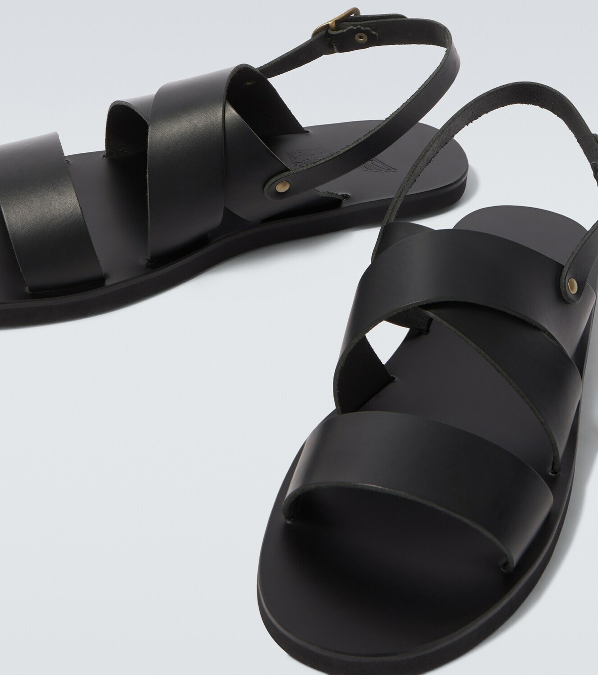 Ancient Greek Sandals Miltos leather slingback sandals Ancient Greek ...