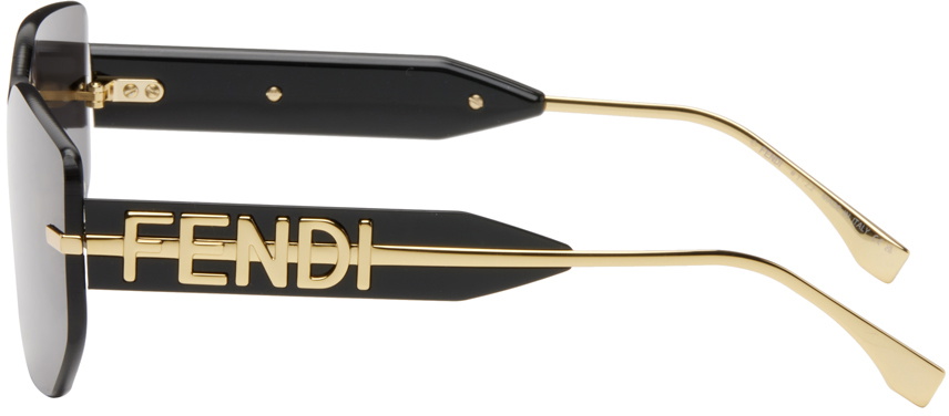 Fendi Gold Fendigraphy Sunglasses Fendi