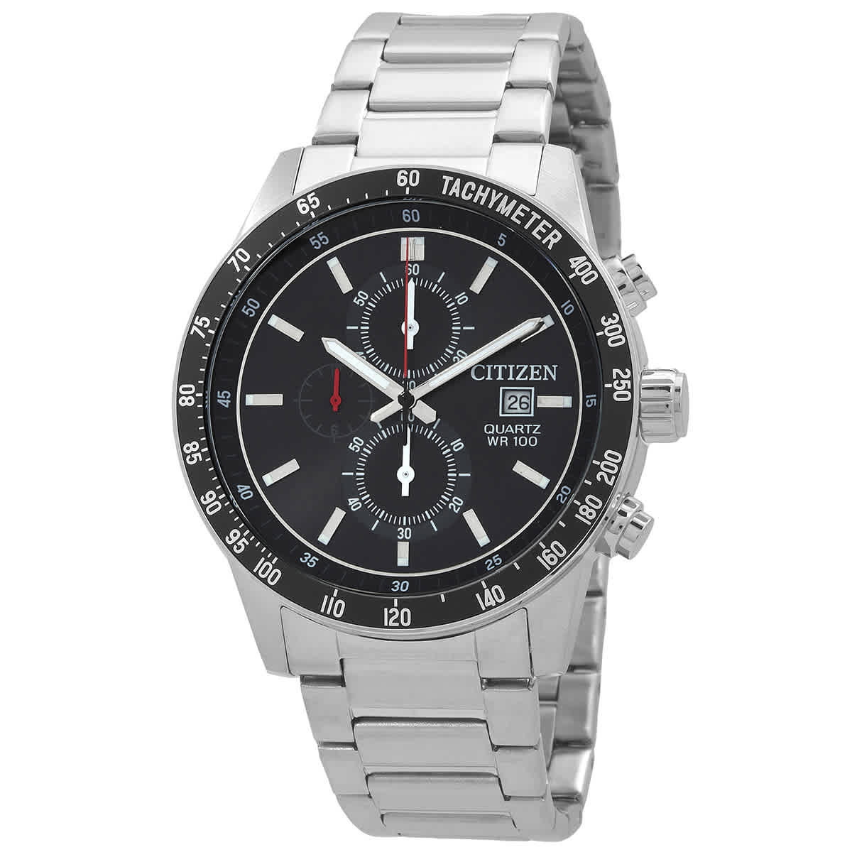 Citizen Chronograph Quartz Black Dial Mens Watch AN3600-59E Citizen