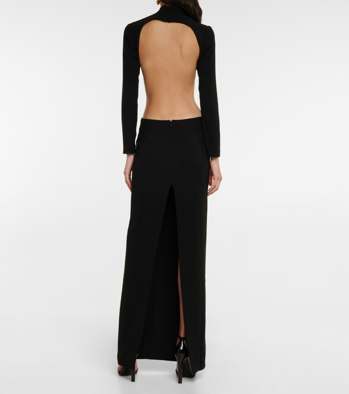 Mônot Cutout crêpe gown Monot