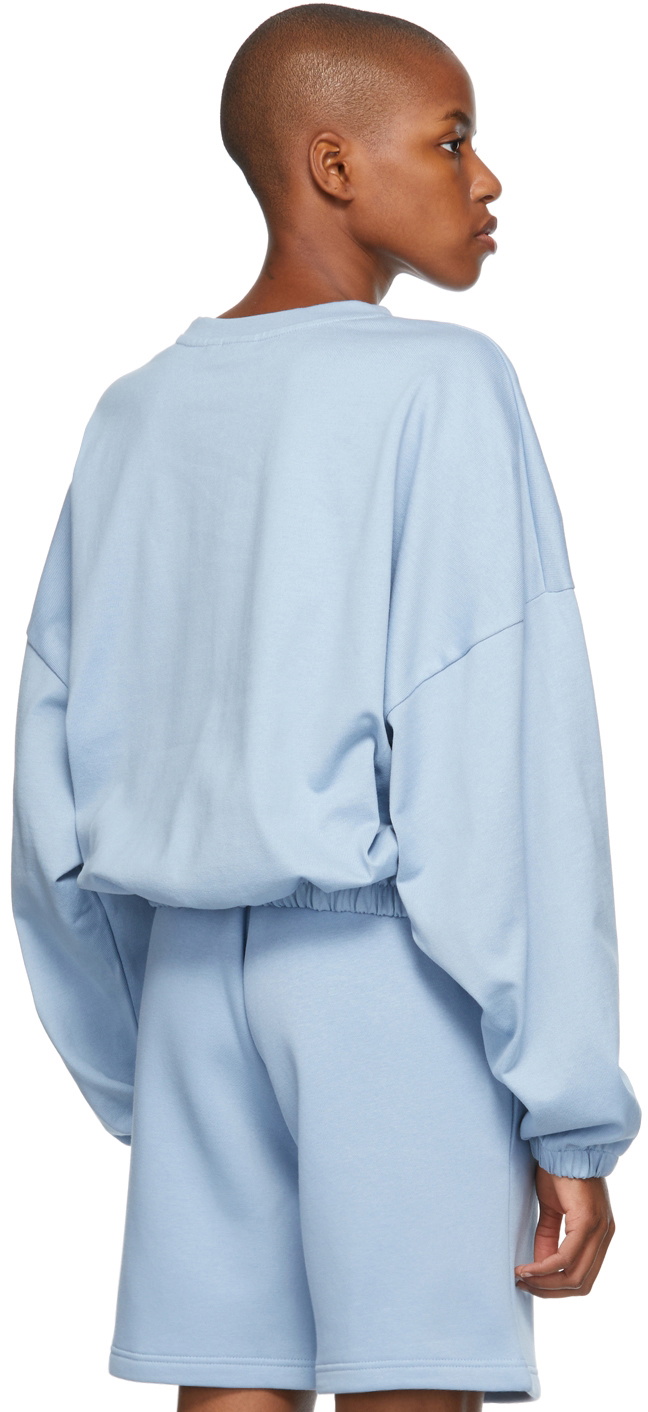 adidas Originals Blue Triple Trefoil Sweatshirt adidas Originals