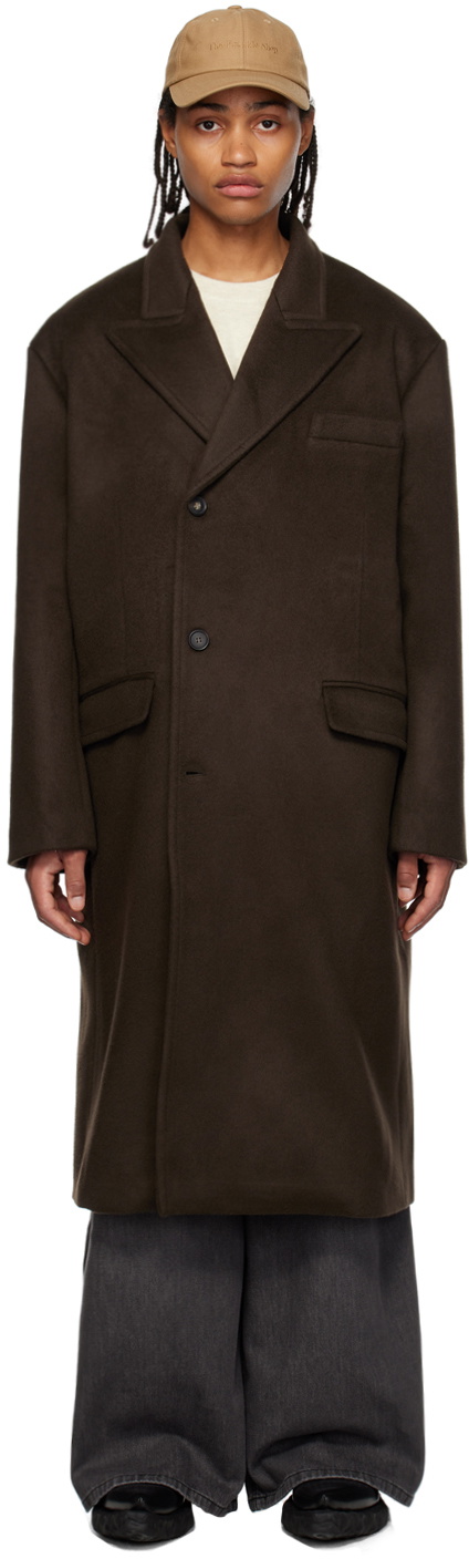 The Frankie Shop Brown Curtis Trench Coat The Frankie Shop