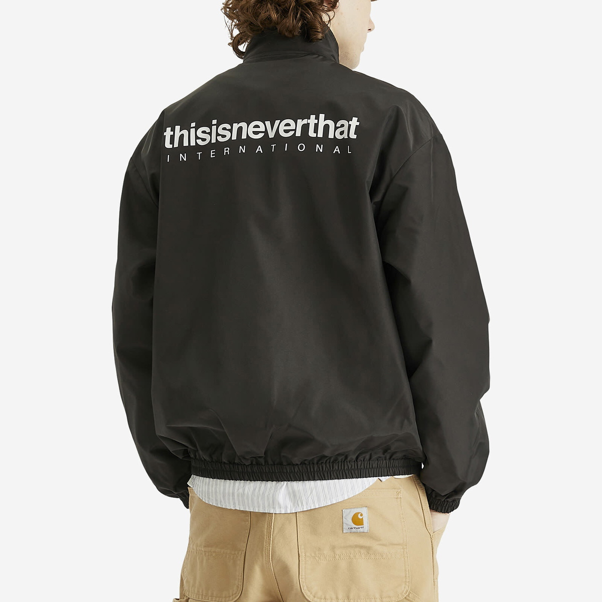 thisisneverthat Men's Intl. Team Jacket in Black thisisneverthat