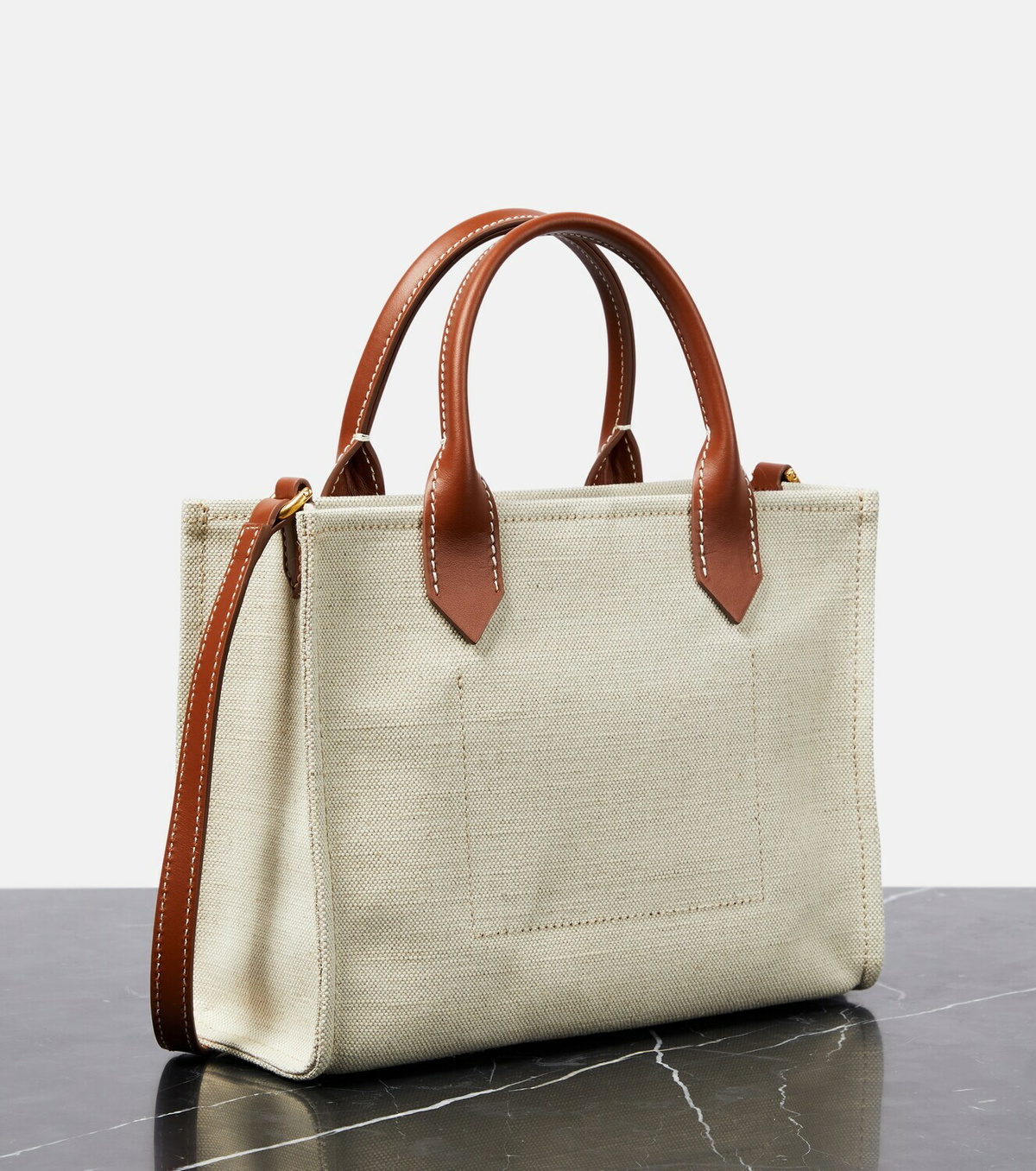 Balmain - B-Army Small canvas tote bag Balmain