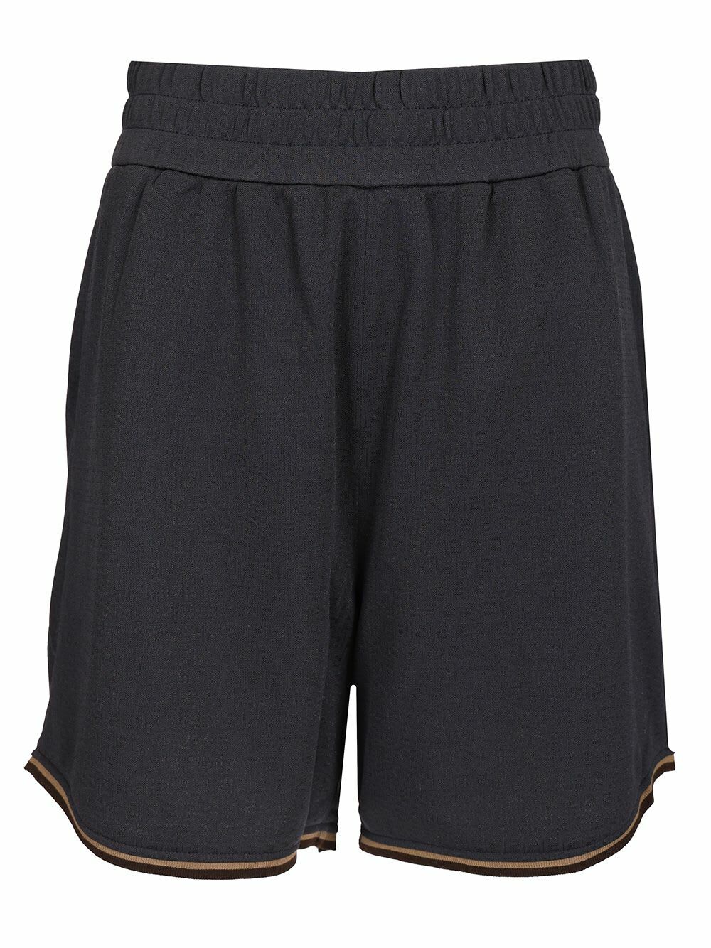 Fendi Ff Jacquard Shorts Fendi