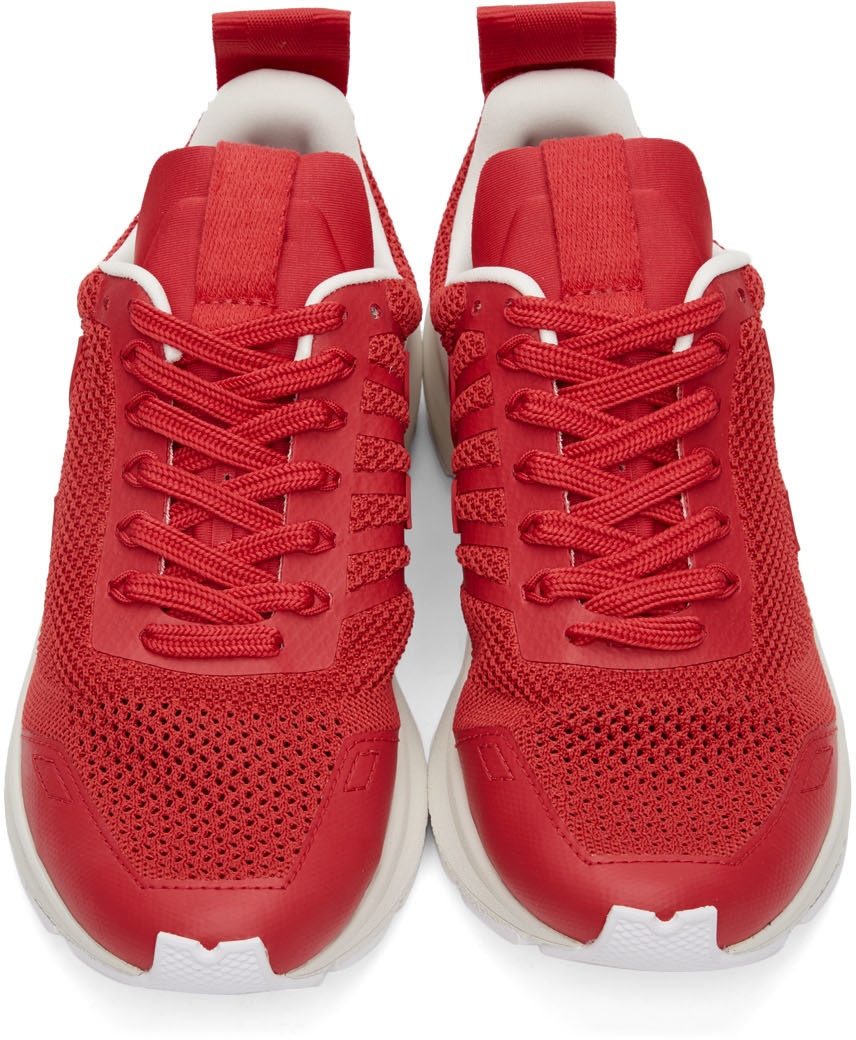 Rick Owens Red Veja Edition Performance Sneakers Rick Owens