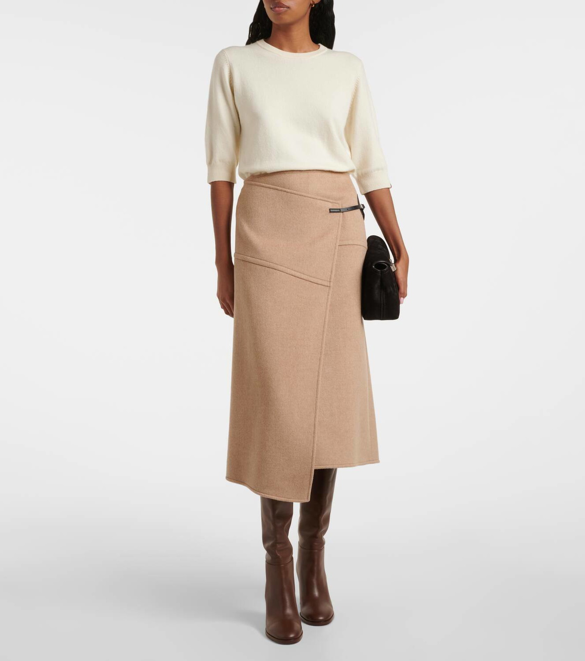 Extreme Cashmere N°63 knitted cashmere-blend top extreme cashmere