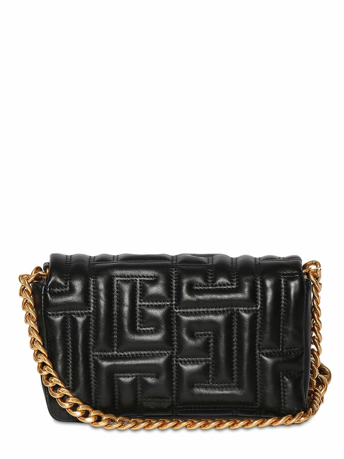 BALMAIN Mini 1945 Quilted Leather Bag Balmain