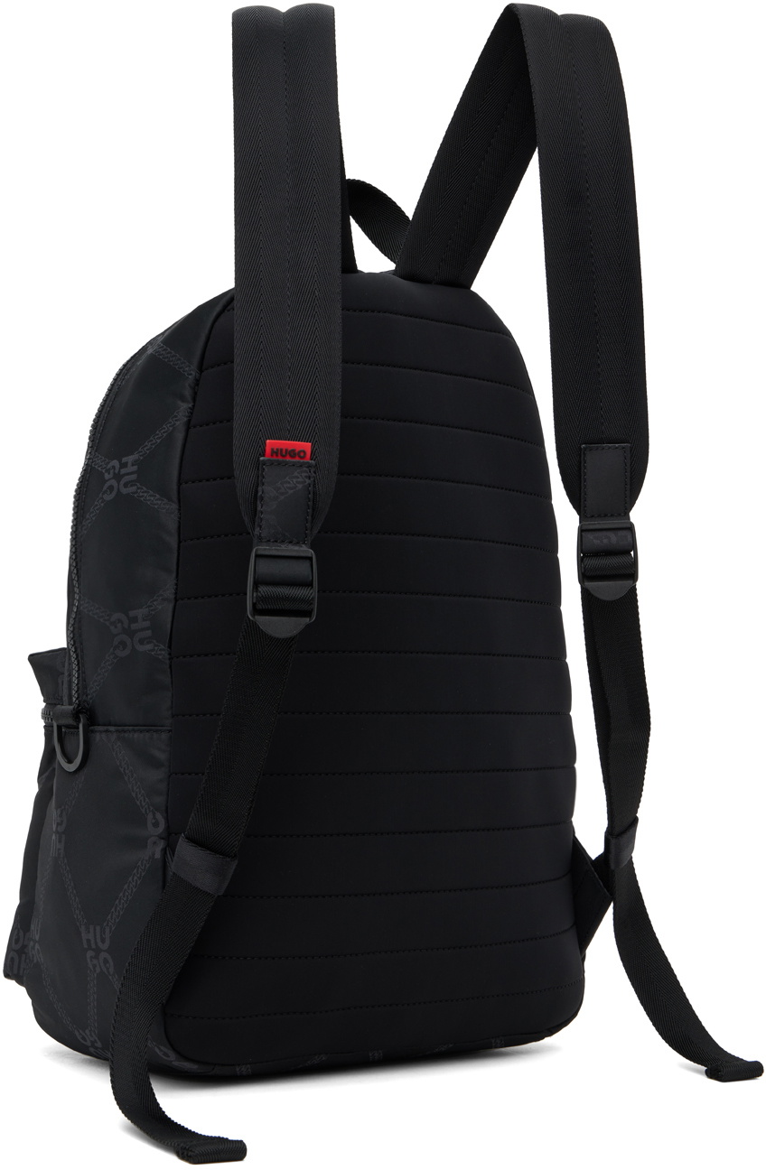 Hugo Black Logo Backpack Hugo Boss