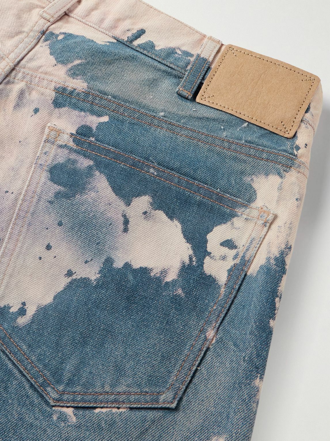 CELINE - Wesley Straight-Leg Bleached Jeans - Blue Celine