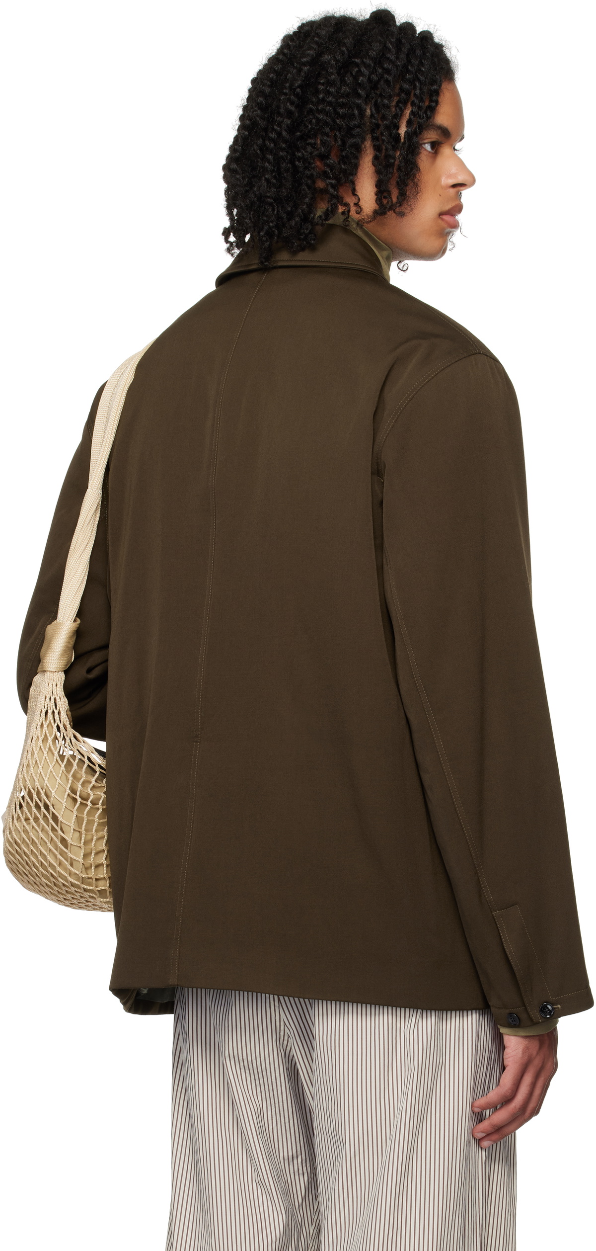 LEMAIRE Brown Wadded Facing Jacket Lemaire