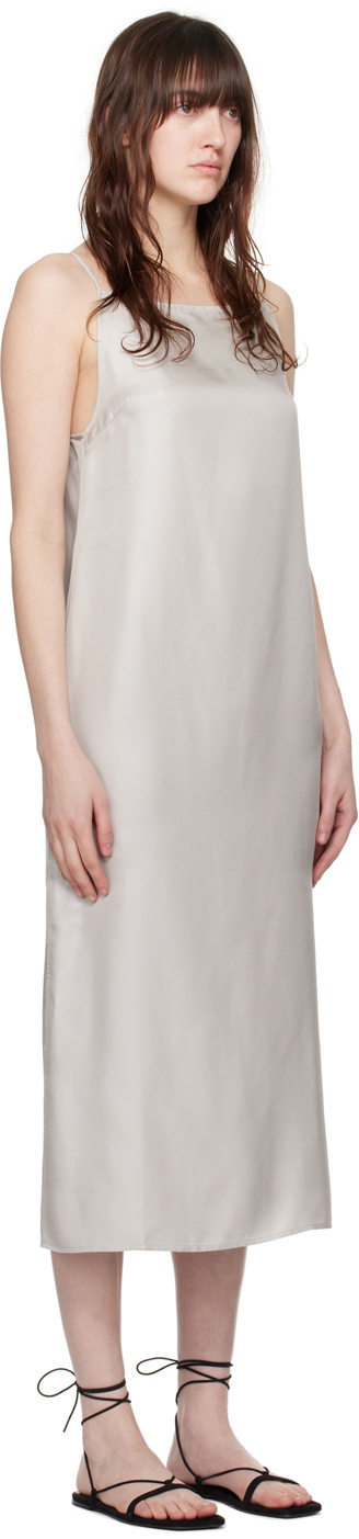 Loulou Studio Gray Sulum Midi Dress Loulou Studio