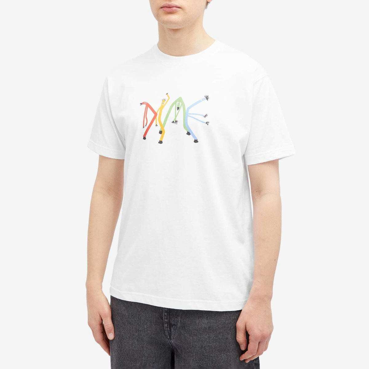 Dime Men's Tubeman T-Shirt in White Dime