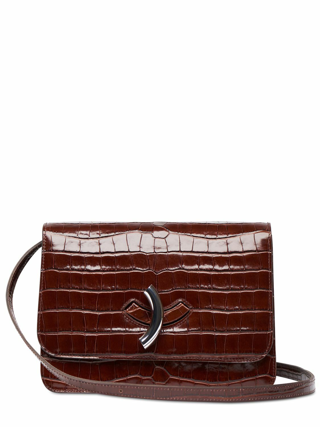 LITTLE LIFFNER - Maccheroni Croc Embossed Leather Bag Little Liffner