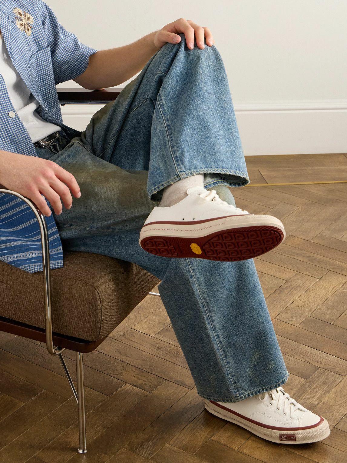 Visvim - Skagway Lo Suede Sneakers - White Visvim