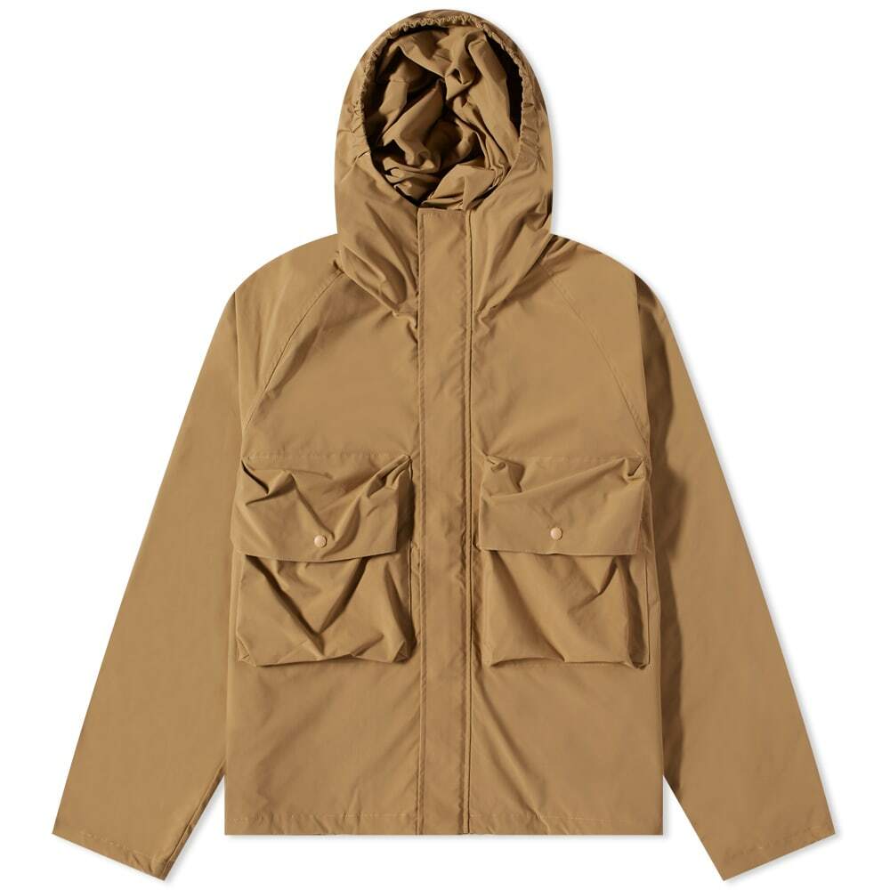 Uniform Bridge Men's Two Pocket Parka Jacket in Khaki Beige Uniform Bridge