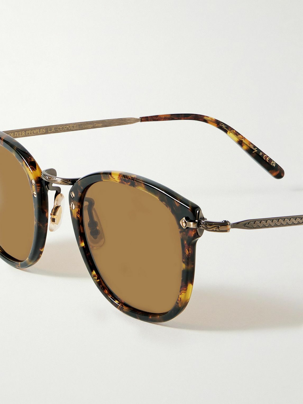 Oliver Peoples - OP-506 D-Frame Tortoiseshell Acetate and Gold-Tone ...