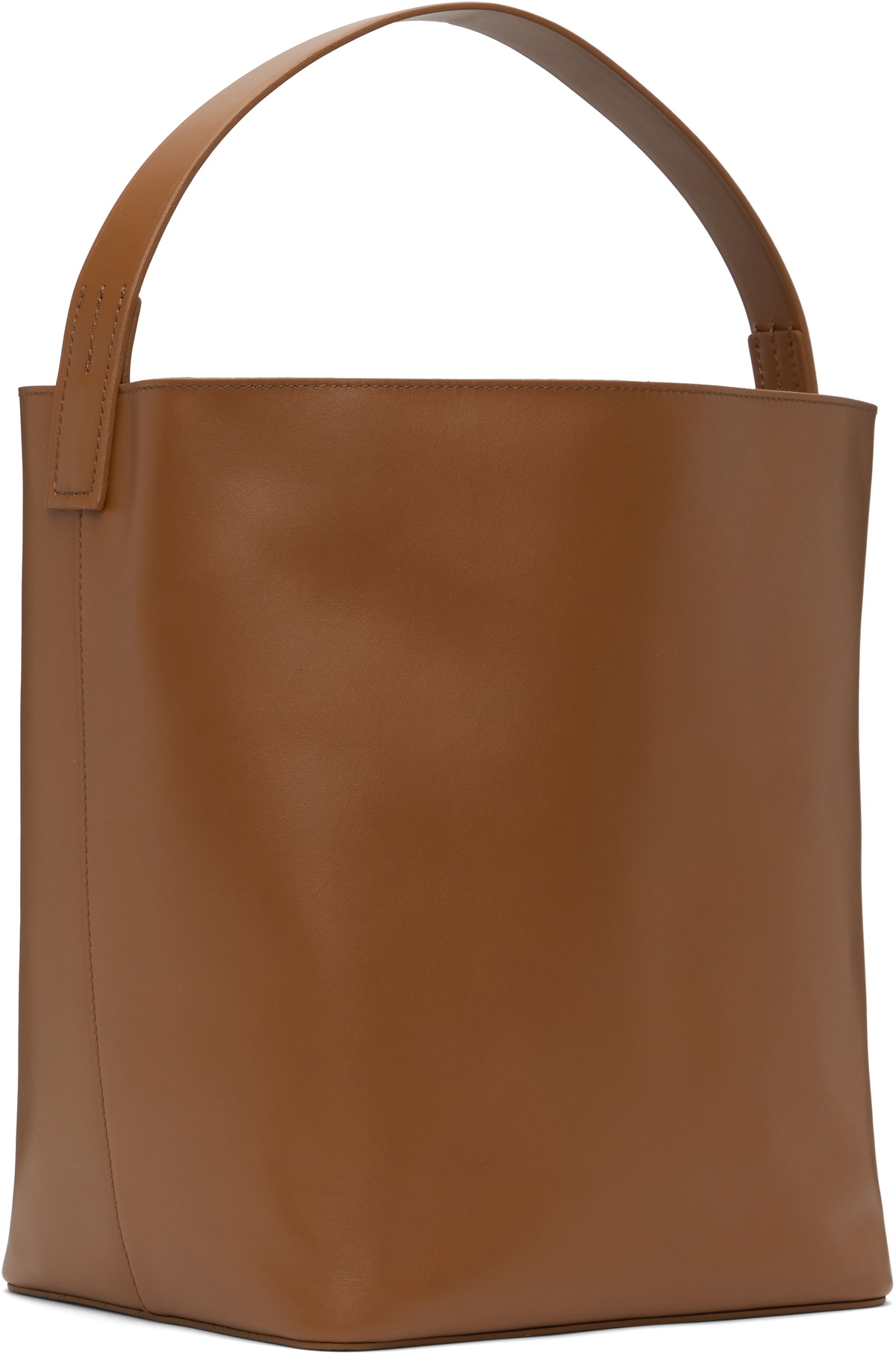 AURALEE Brown AETA Edition Leather Shoulder Bag Auralee