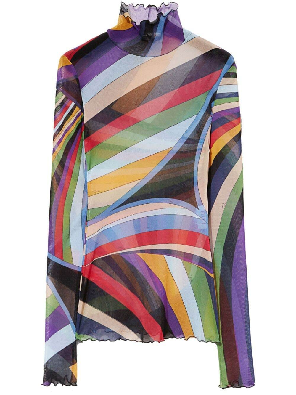 PUCCI - Printed High-neck Top Emilio Pucci